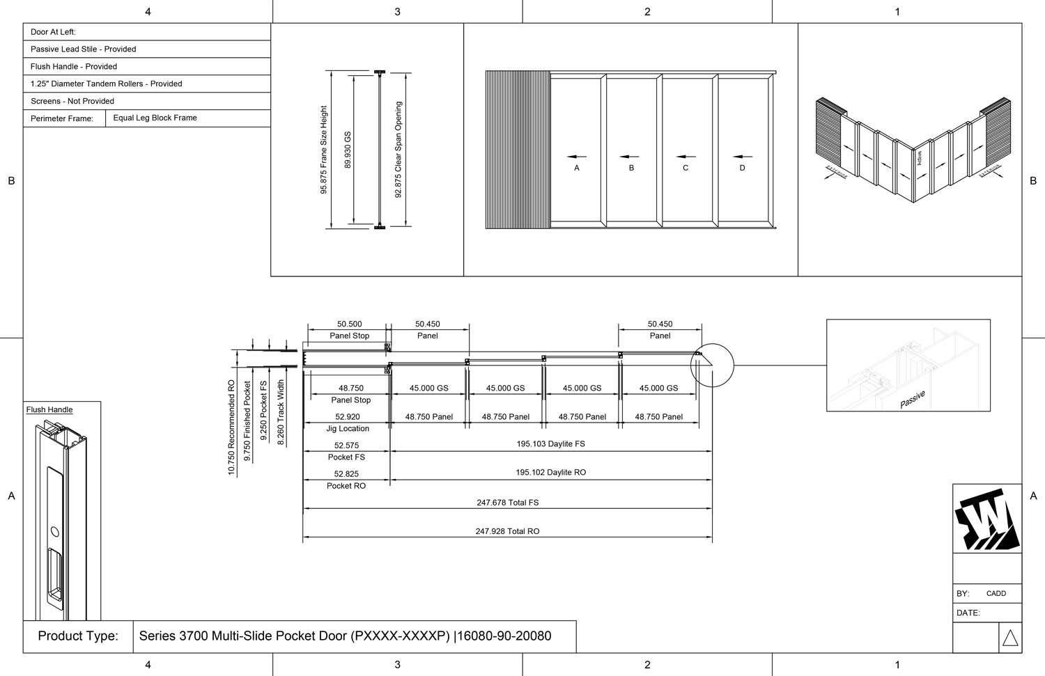 Sliding Plastic Doors | CADdetails