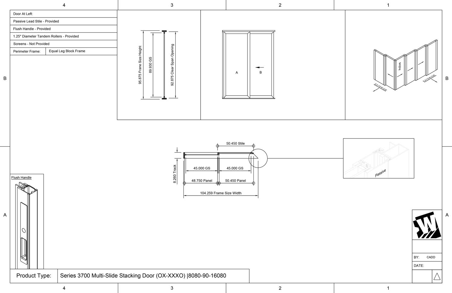 Sliding Plastic Doors | CADdetails